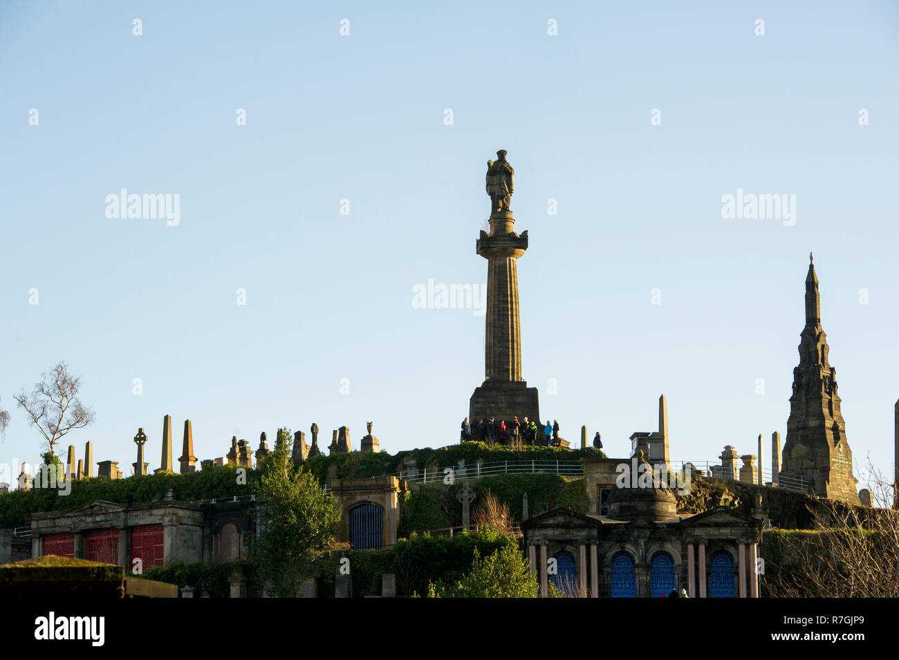 The Glasgow Necropolis , Victorian cemetery in Glasgow, Scotland Stock Photo - Alamy