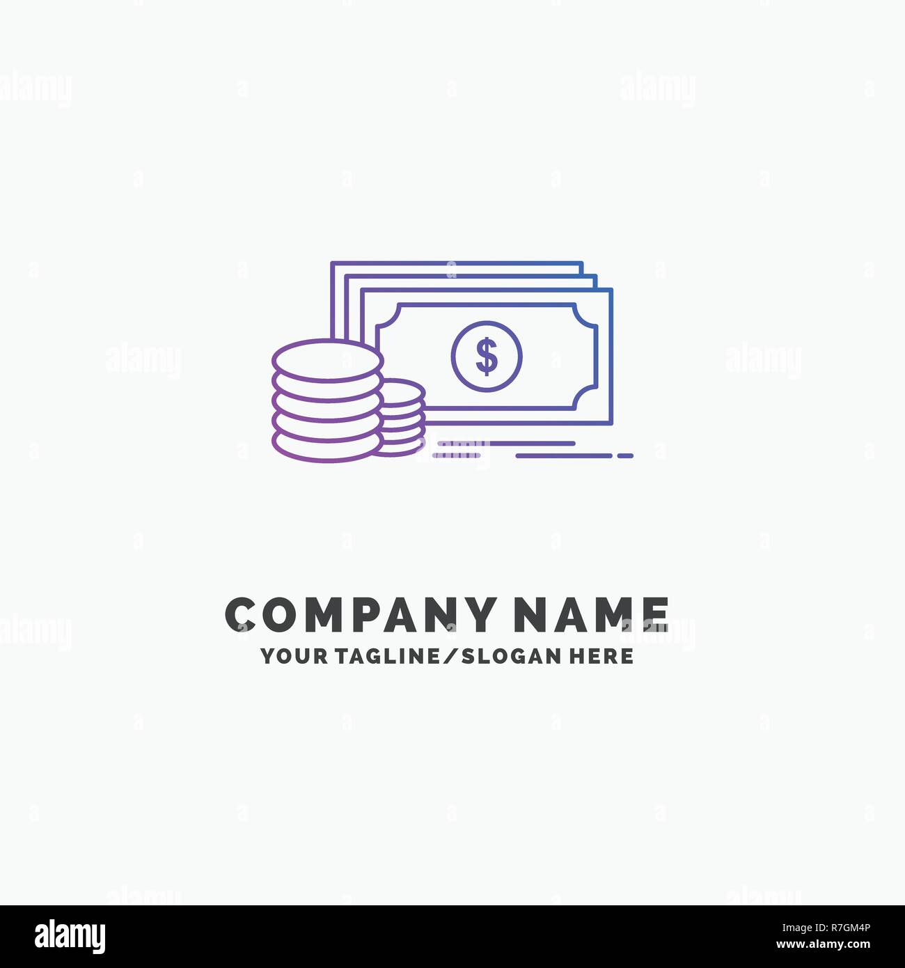 Finance, investment, payment, Money, dollar Purple Business Logo ...