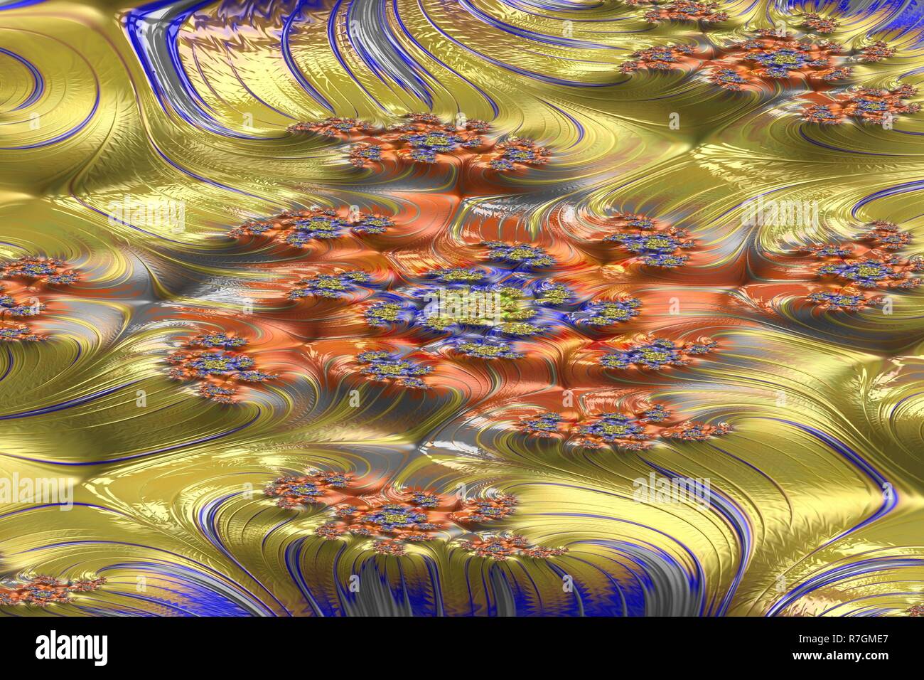 Mercurial Preclusion Fractals Stock Photo - Alamy