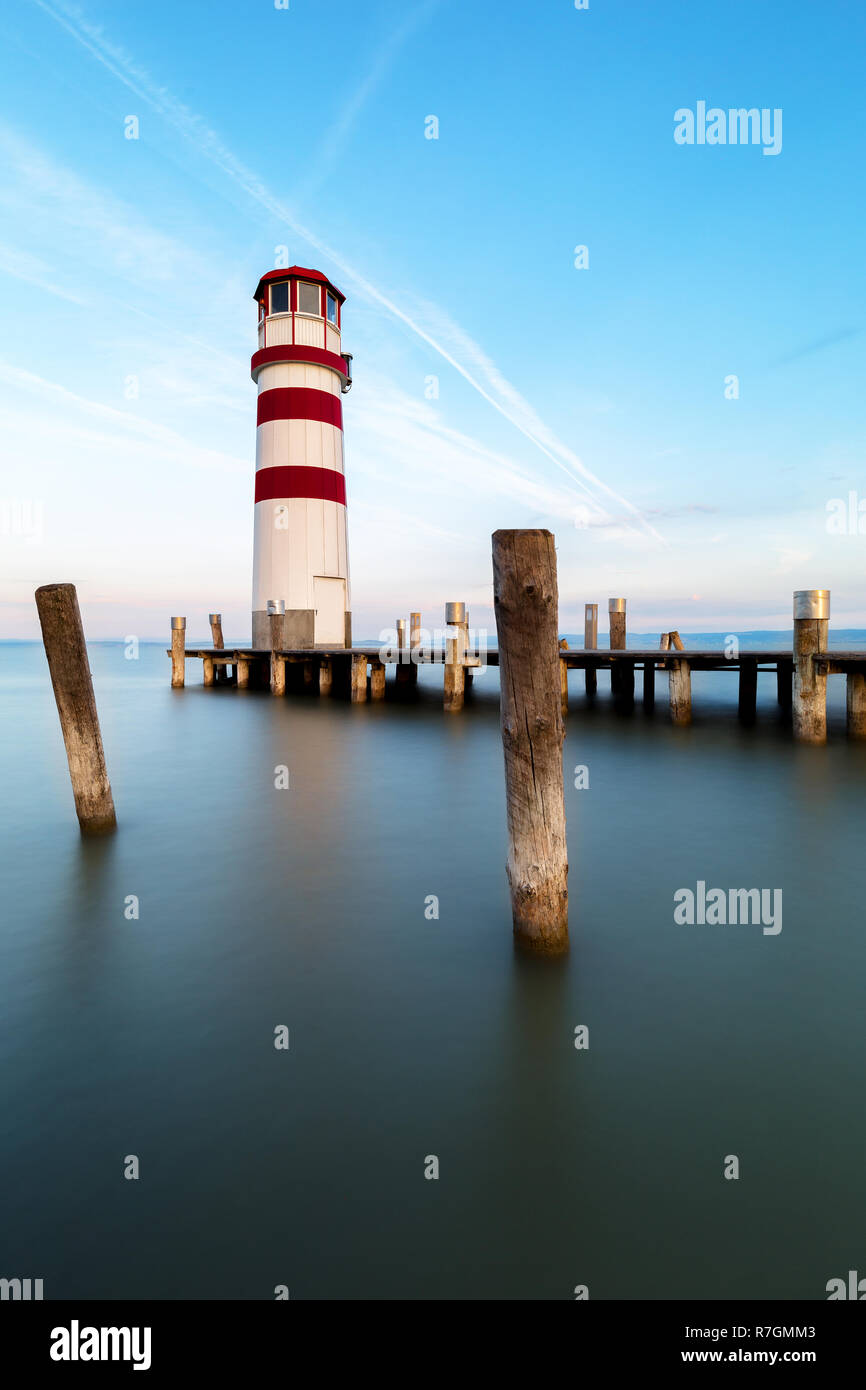 Lighthouse view in the morning Stock Photo - Alamy