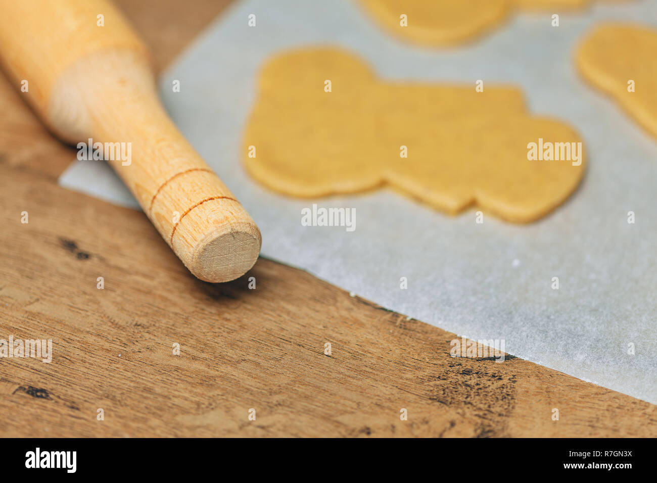 the process of baking cookies at home Cooking Time Stock Photo - Alamy