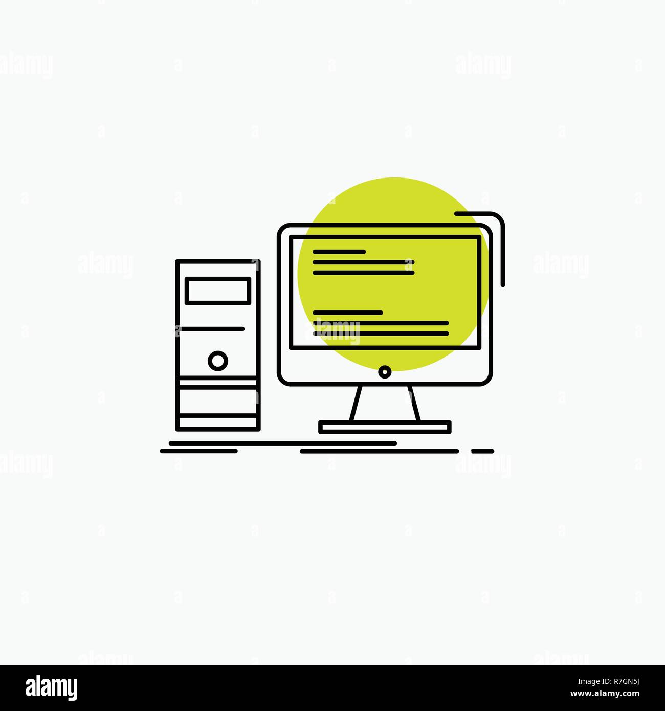 Person playing computer game Stock Vector Images - Alamy