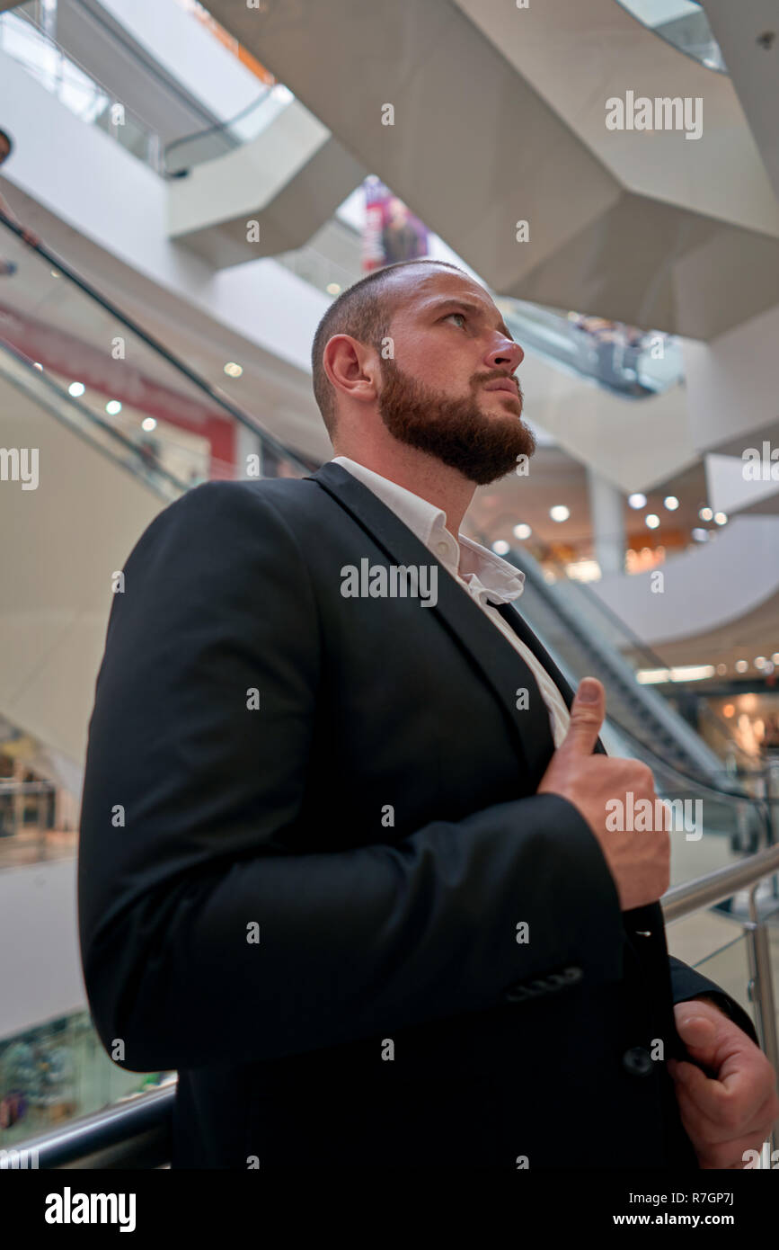 man in the jacket at the Mall Stock Photo - Alamy