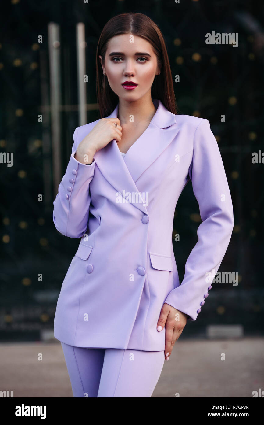 Portrait of a business woman with a determined look Stock Photo - Alamy
