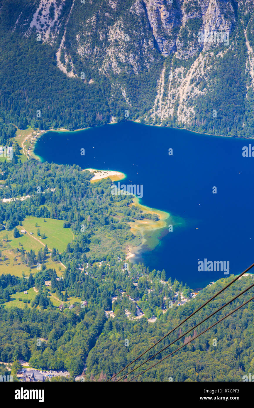 Lake aerial view Stock Photo - Alamy