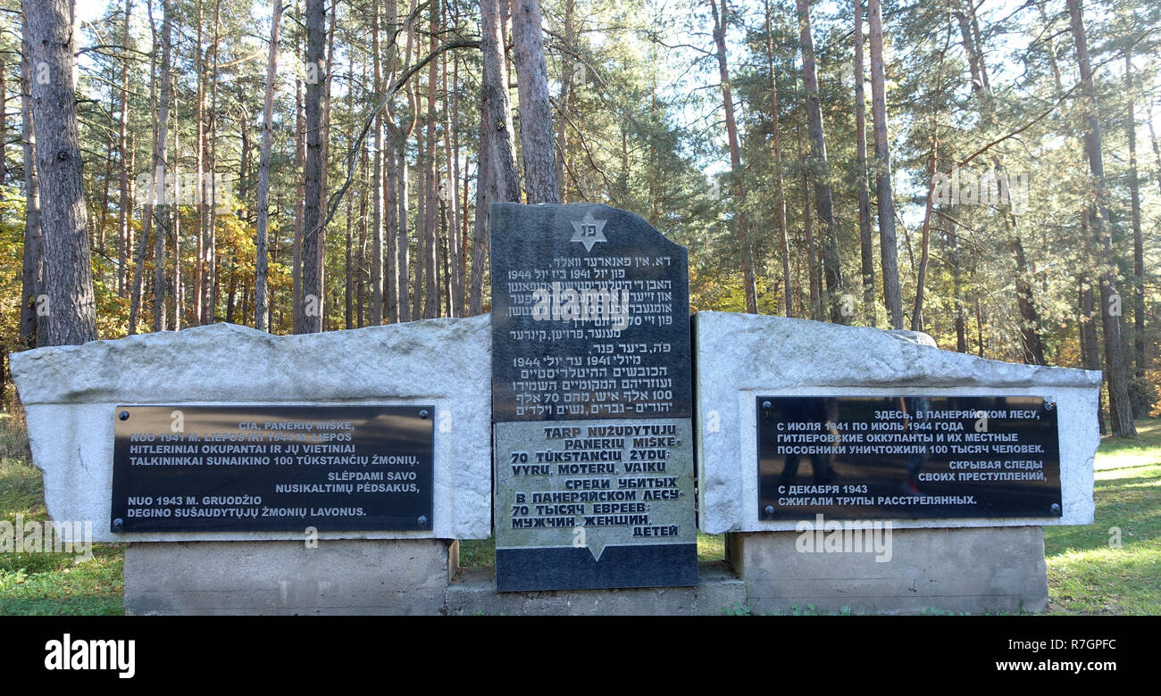 Ponary Vilnius Lithuania Stock Photo - Alamy