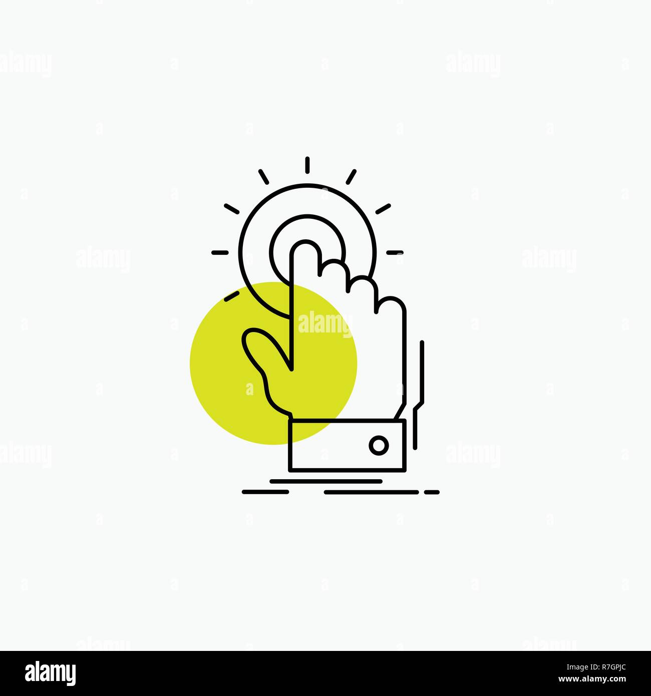 Finger touch keyboard Stock Vector Images - Alamy