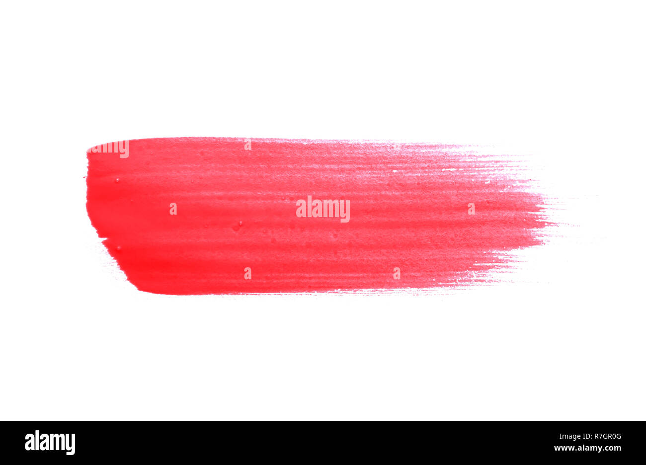 Pink color stroke isolated on white background Stock Photo - Alamy