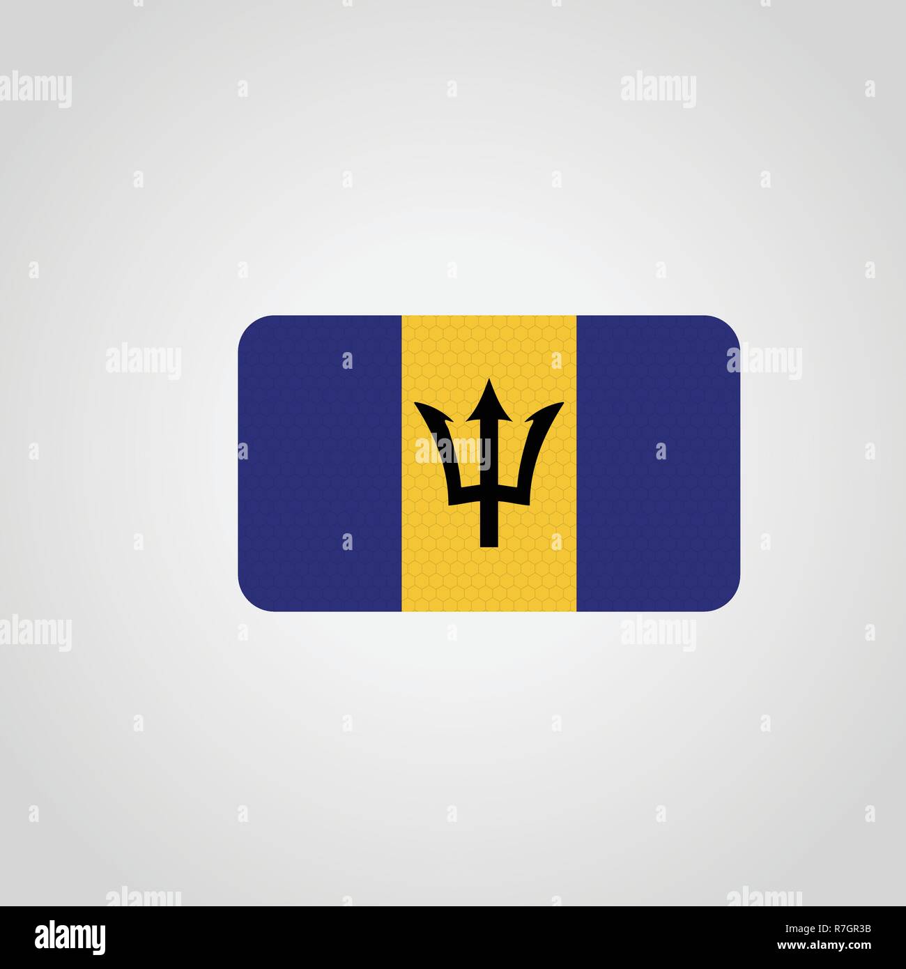 Flag barbados vector vectors hi-res stock photography and images - Alamy