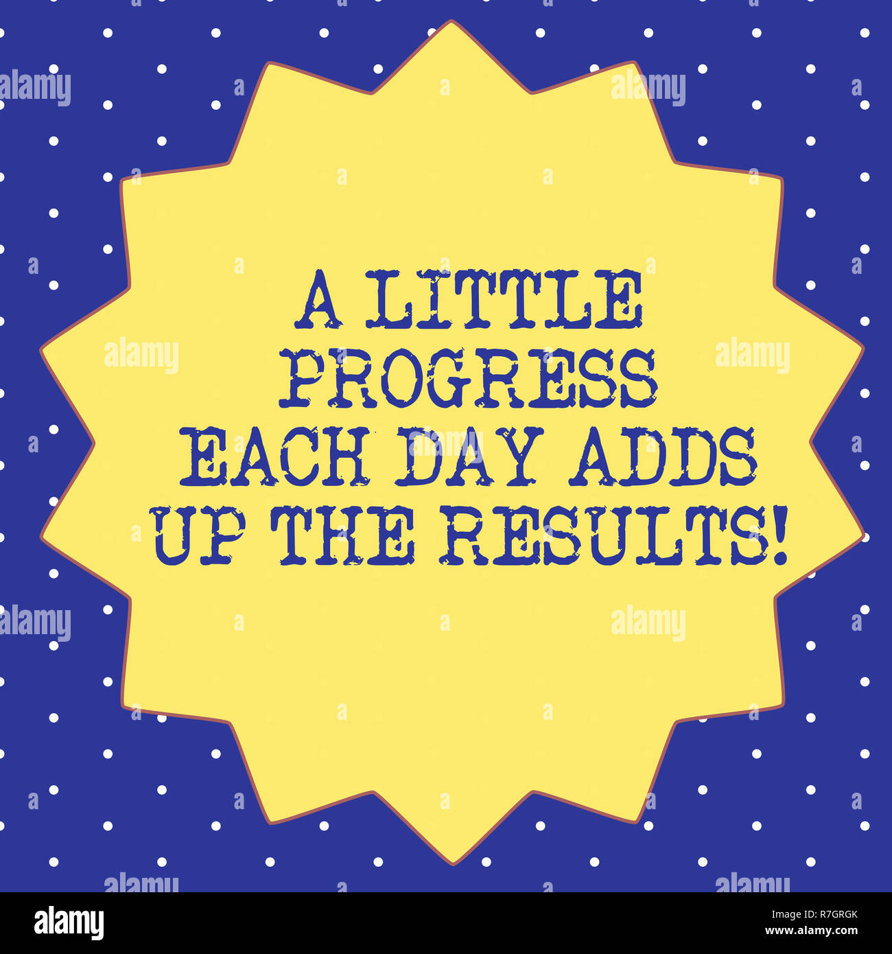 Handwriting text A Little Progress Each Day Adds Up The Results ...
