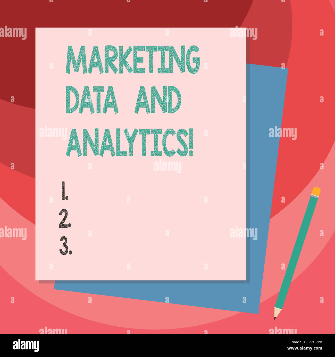 Writing note showing Marketing Data And Analytics. Business photo ...