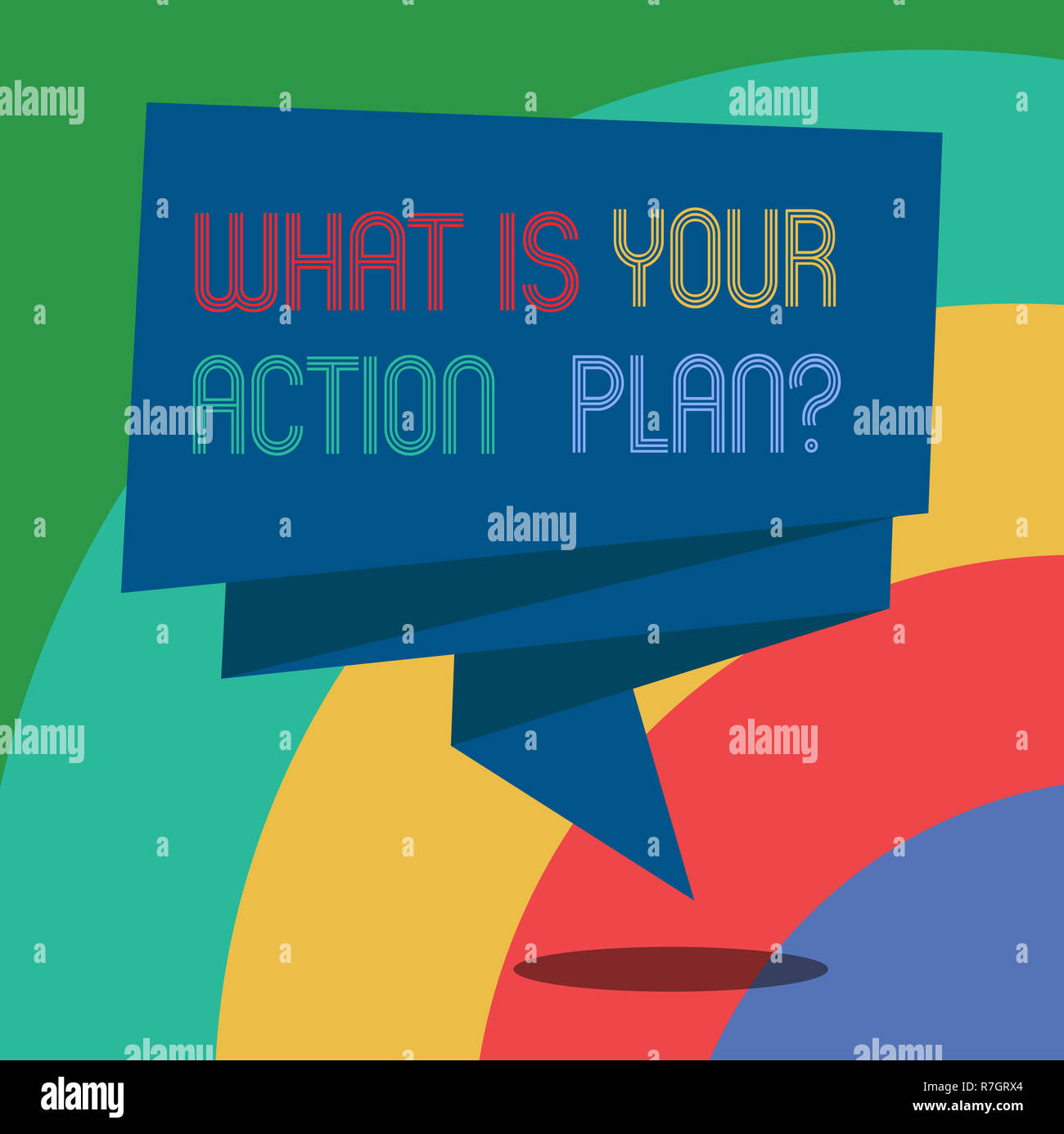 Conceptual hand writing showing What Is Your Action Planquestion ...