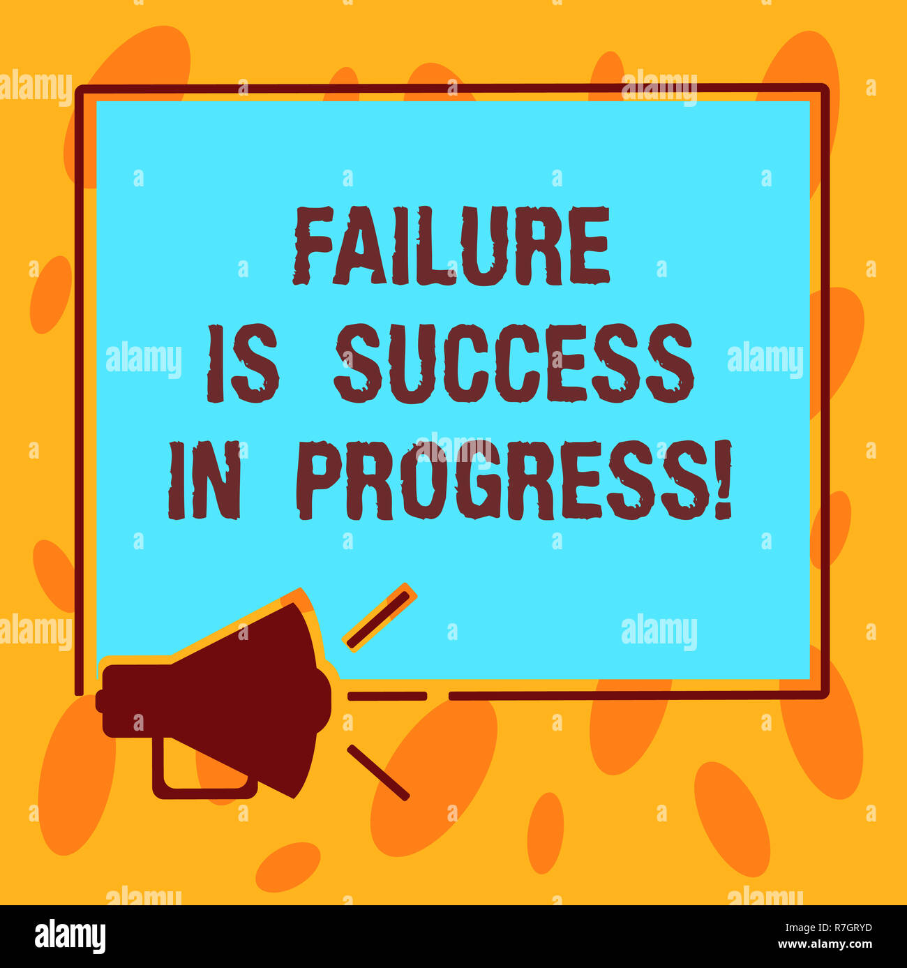 Writing note showing Failure Is Success In Progress. Business photo ...