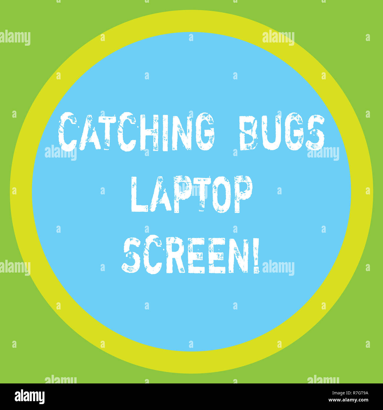 Conceptual hand writing showing Catching Bugs Laptop Screen. Business ...