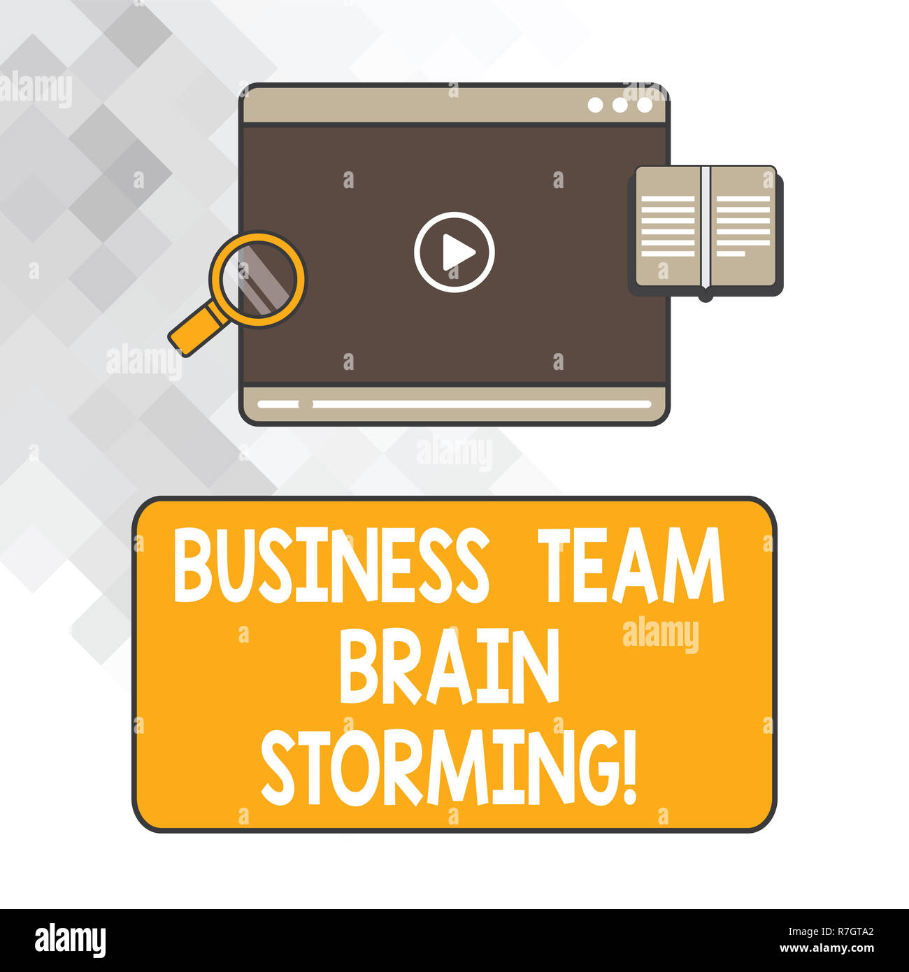 Writing note showing Business Team Brain Storming. Business photo ...