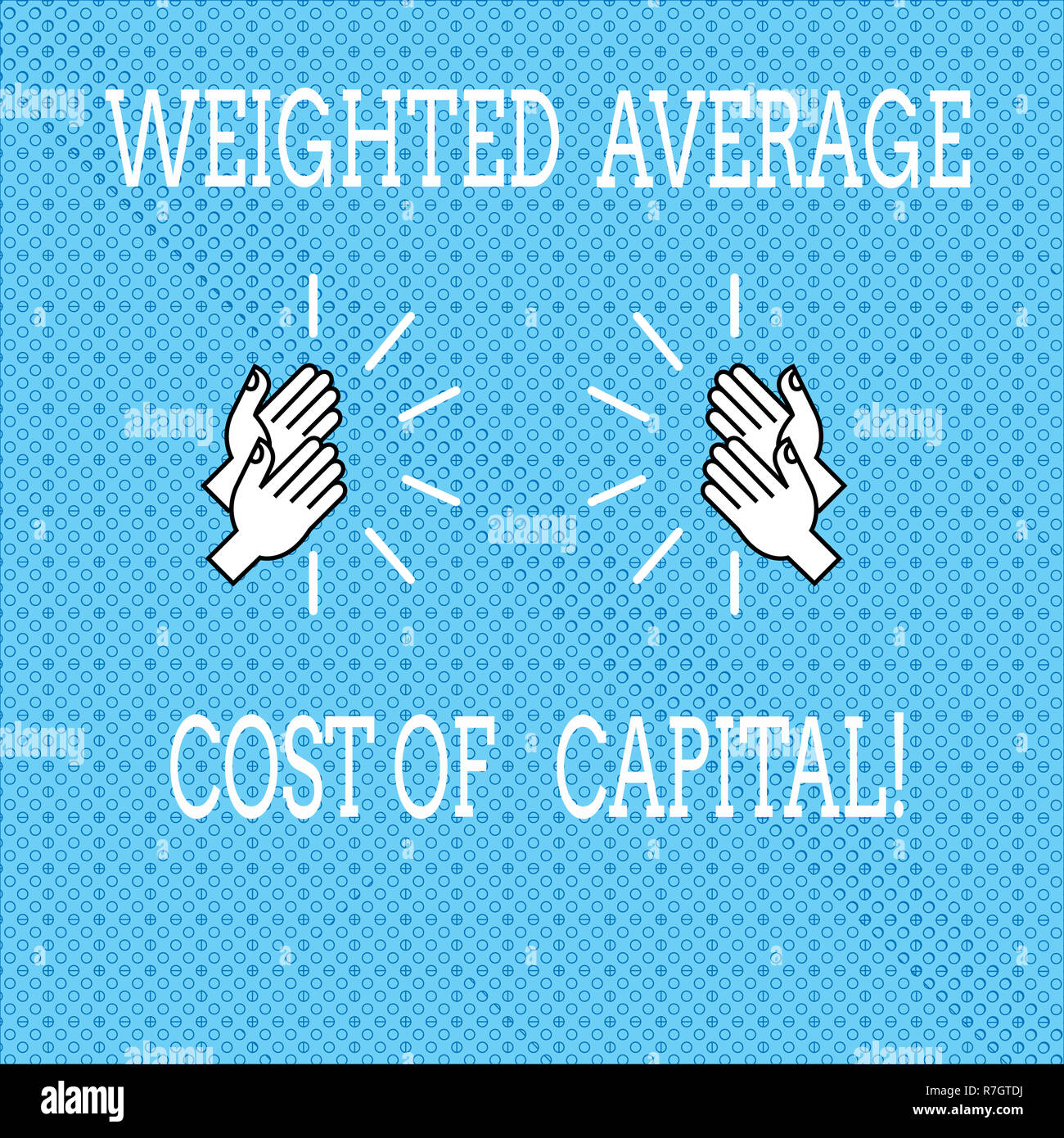 Text sign showing Weighted Average Cost Of Capital. Conceptual photo ...