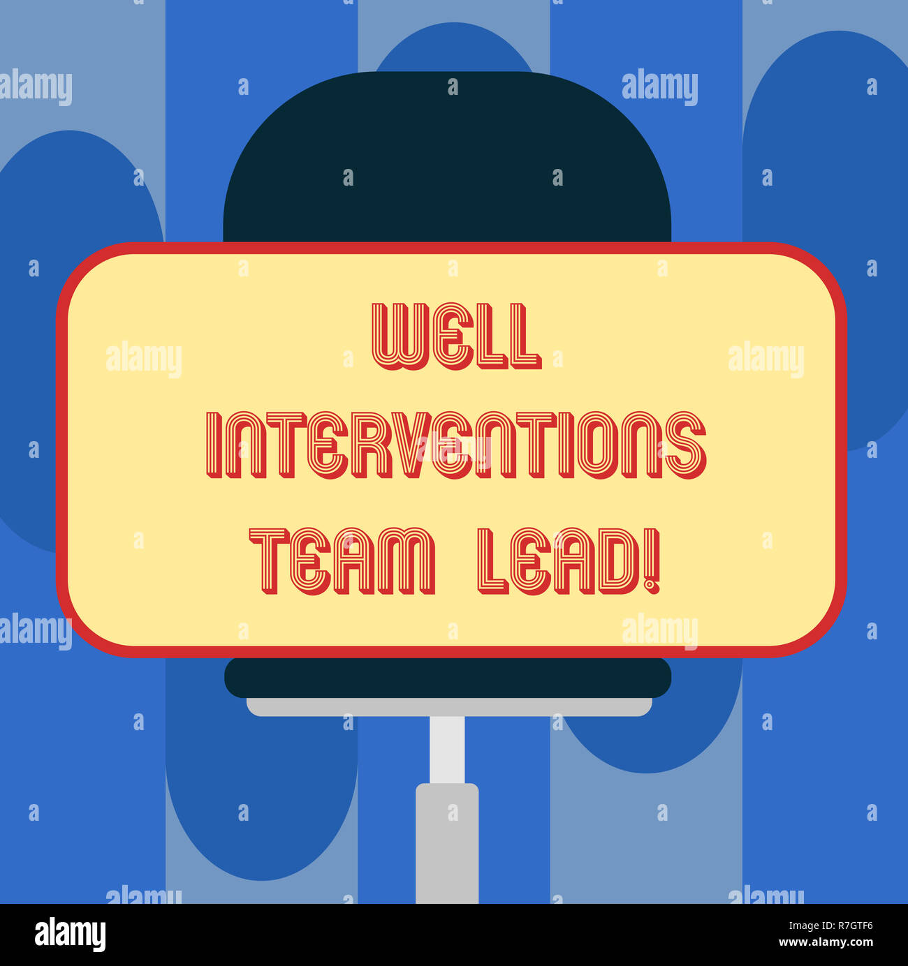 Handwriting text Well Interventions Team Lead. Concept meaning Oil and ...