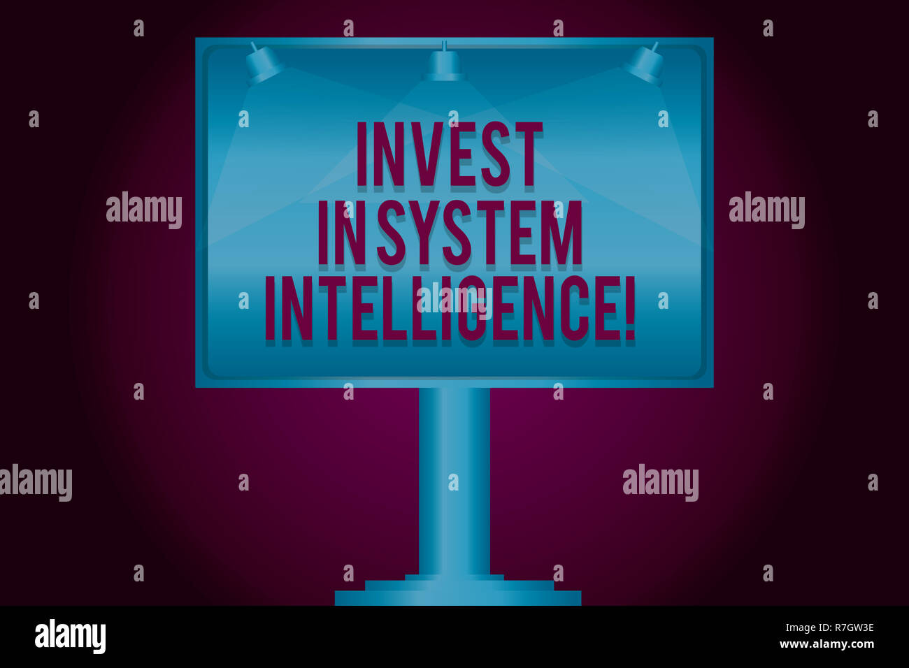 Text sign showing Invest In System Intelligence. Conceptual photo ...