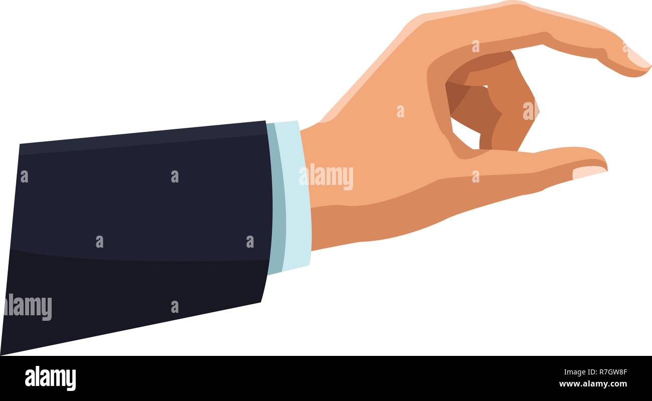 Funny business man holding sign Stock Vector Images - Alamy