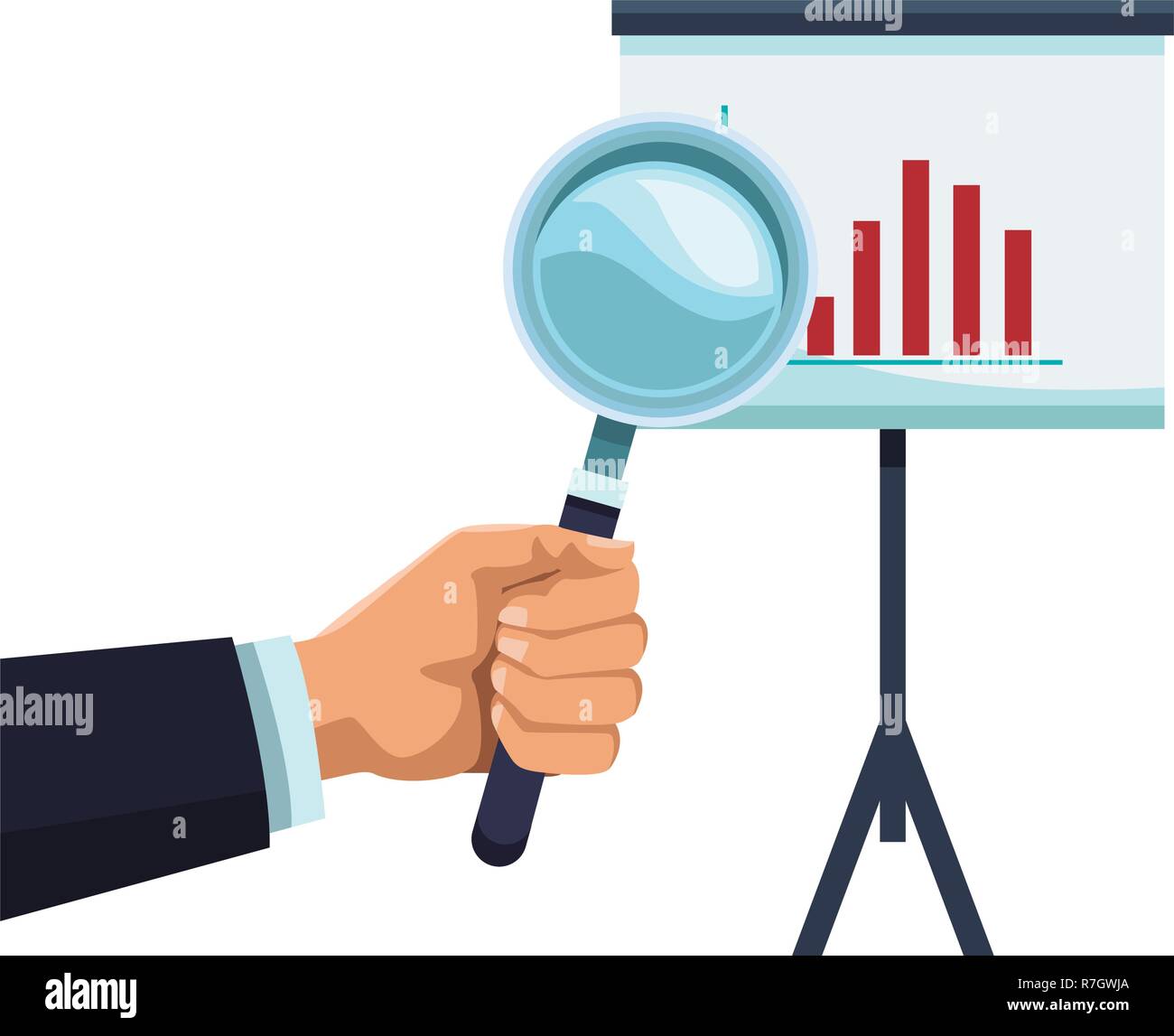 Checking progress Stock Vector Images - Alamy