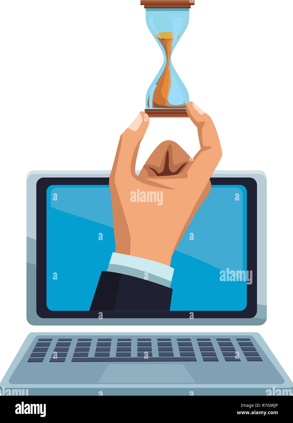 Hourglass screen hi-res stock photography and images - Alamy