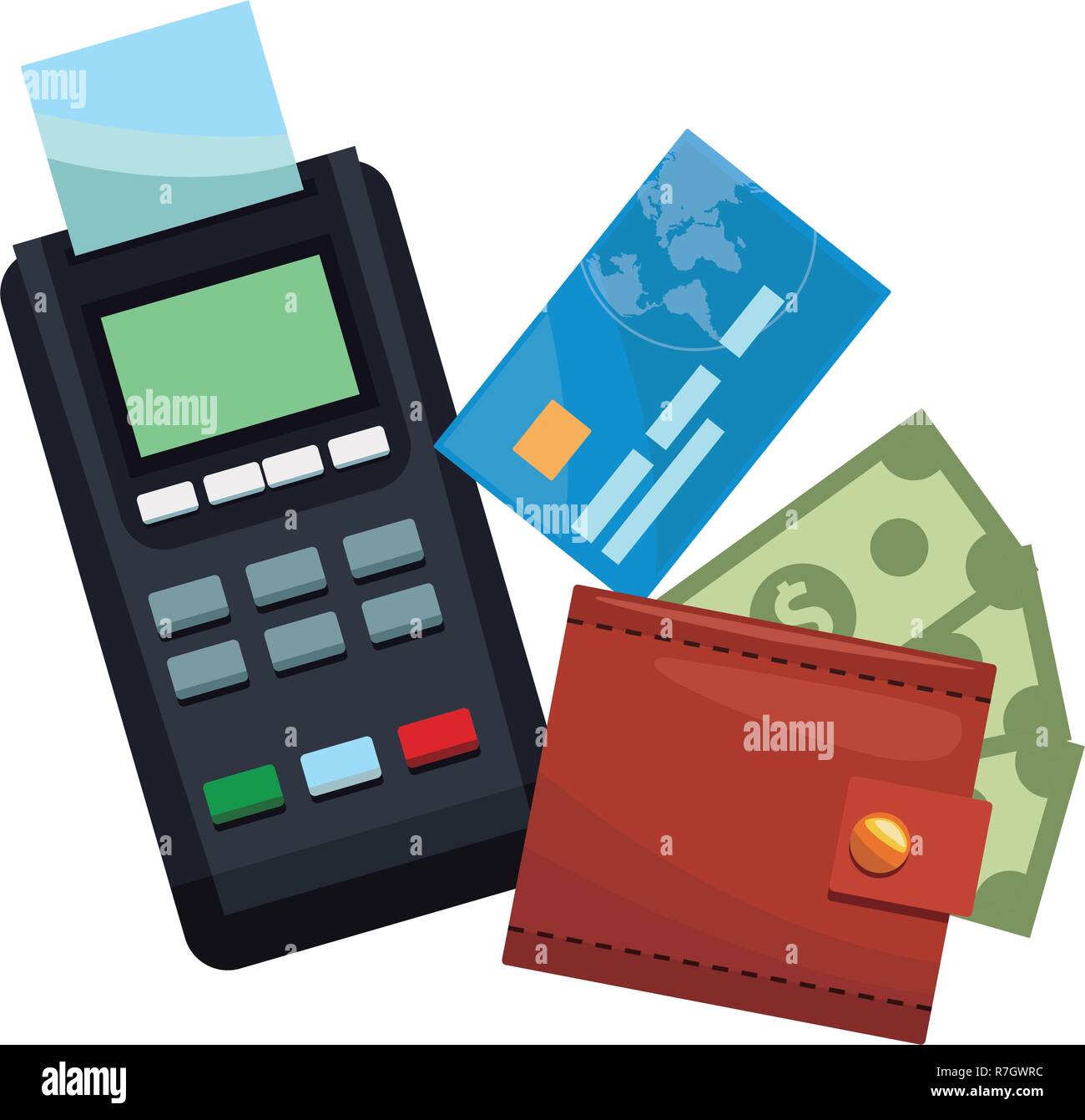 Customer digital reader Cut Out Stock Images & Pictures - Alamy