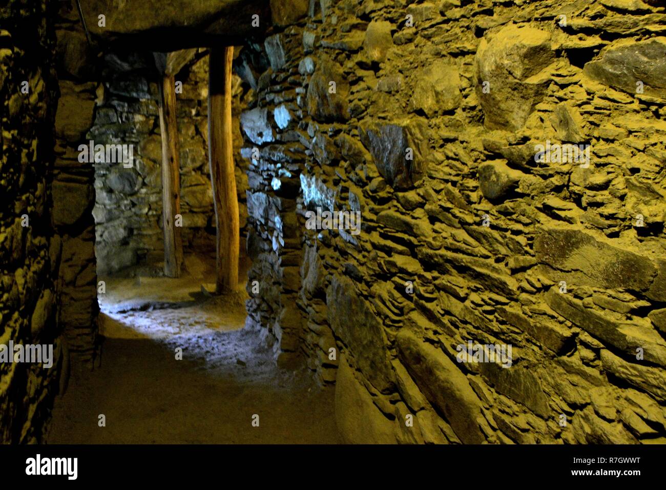 Underground chamber belonging to the temple- Archeological site in ...
