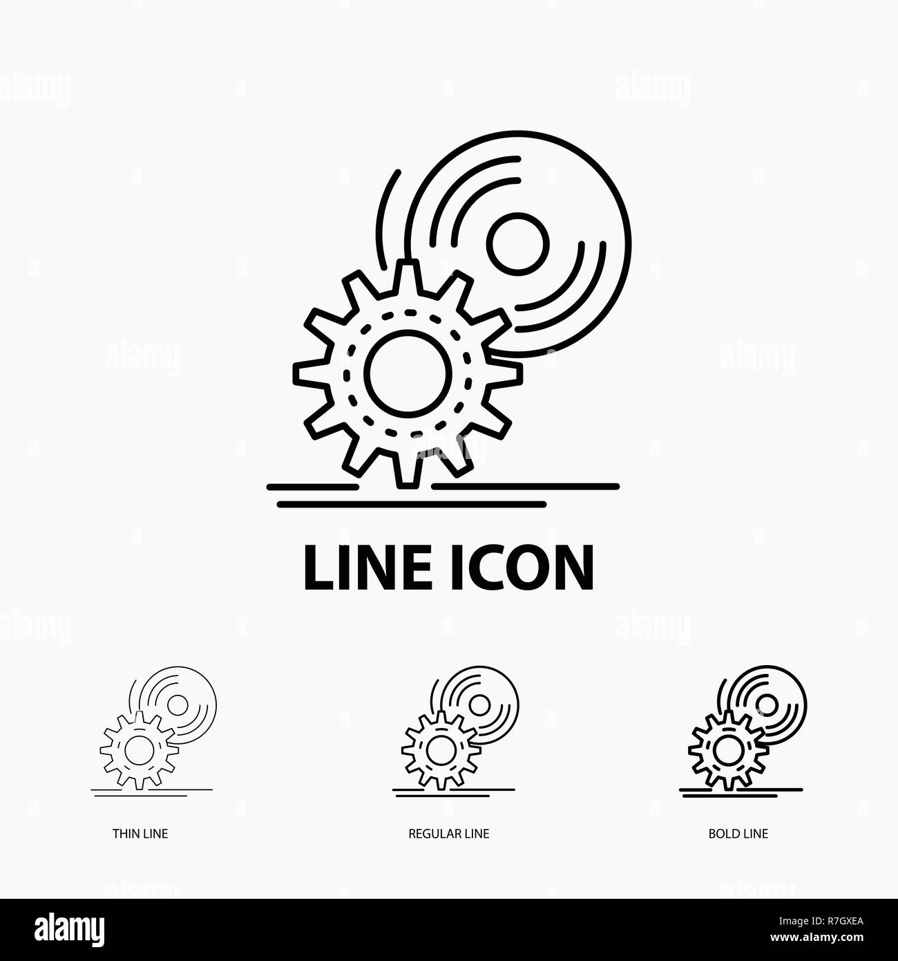 Installation disc Stock Vector Images - Alamy