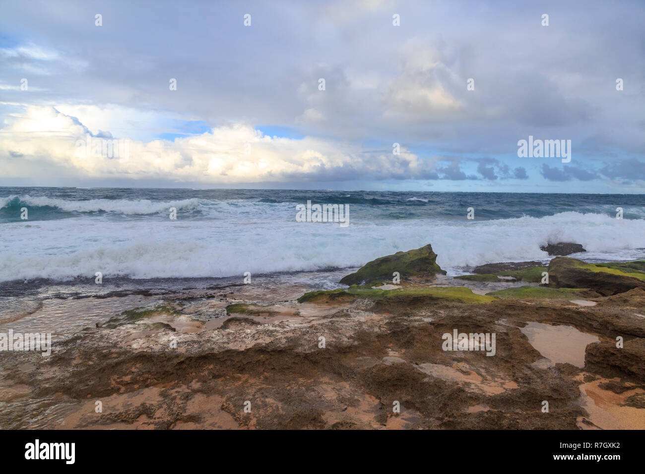 Condado beach before dusk in San Juan, Puerto Rico Stock Photo - Alamy