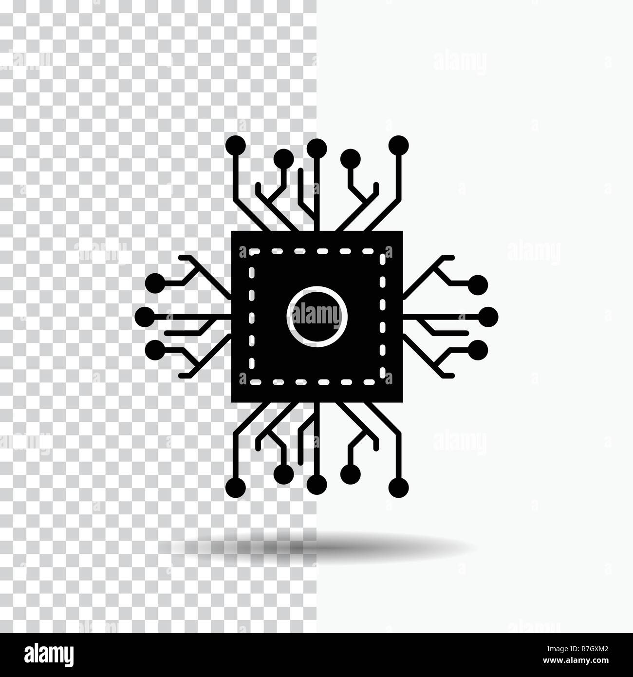 Digital technology on circuit microchip background Stock Vector Images ...