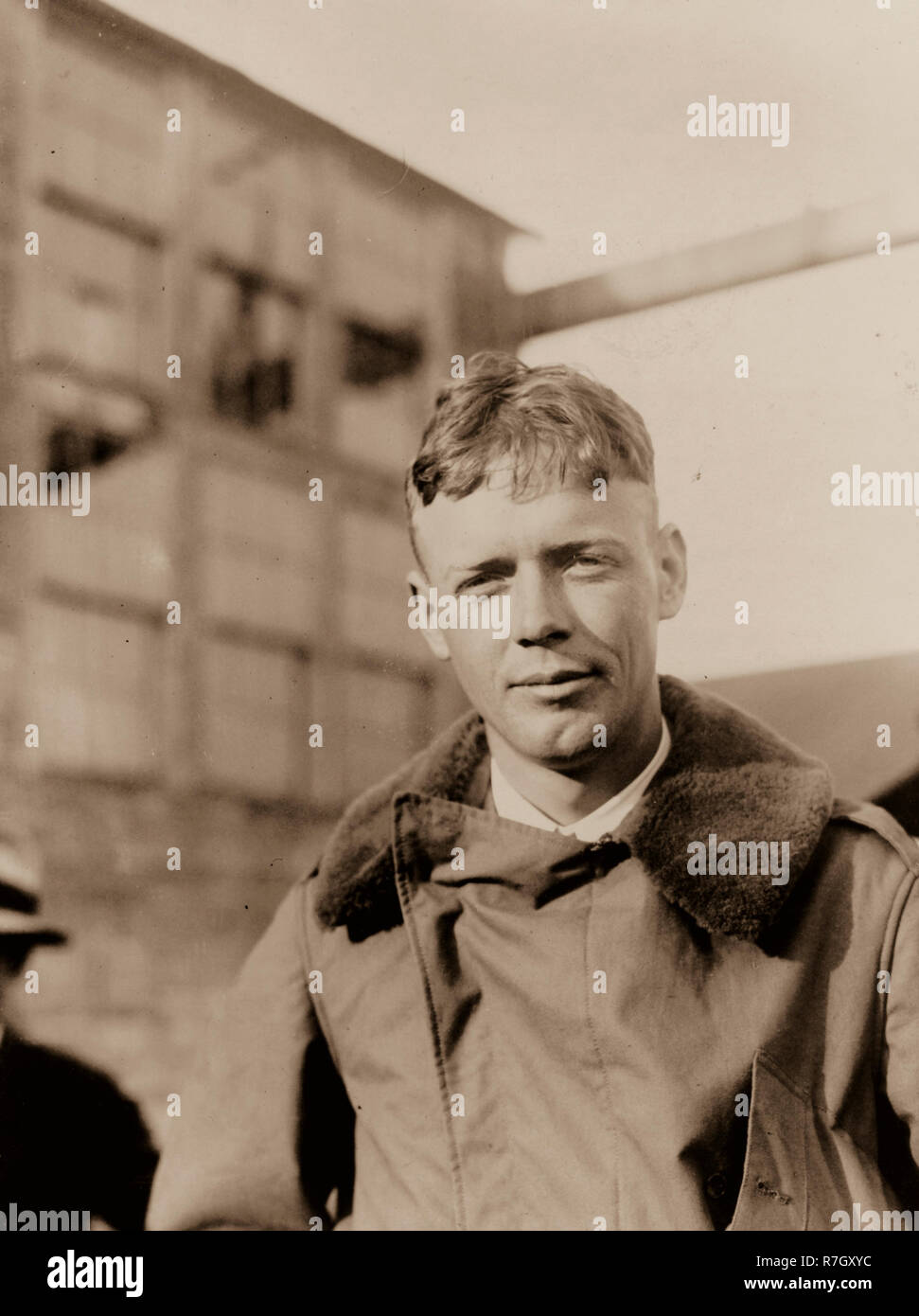 American aviator and hero Charles A. Lindbergh Stock Photo - Alamy