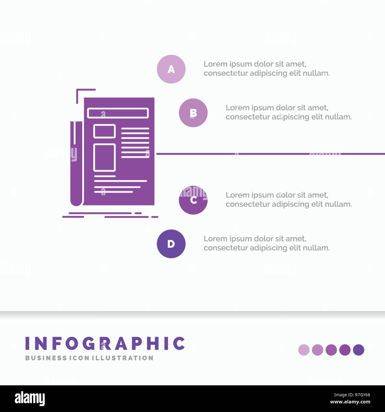 Newspaper Infographic Template