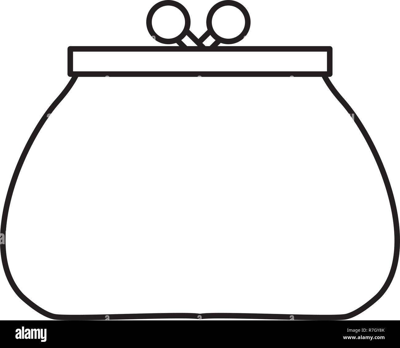 coin purse icon Stock Vector Image & Art - Alamy