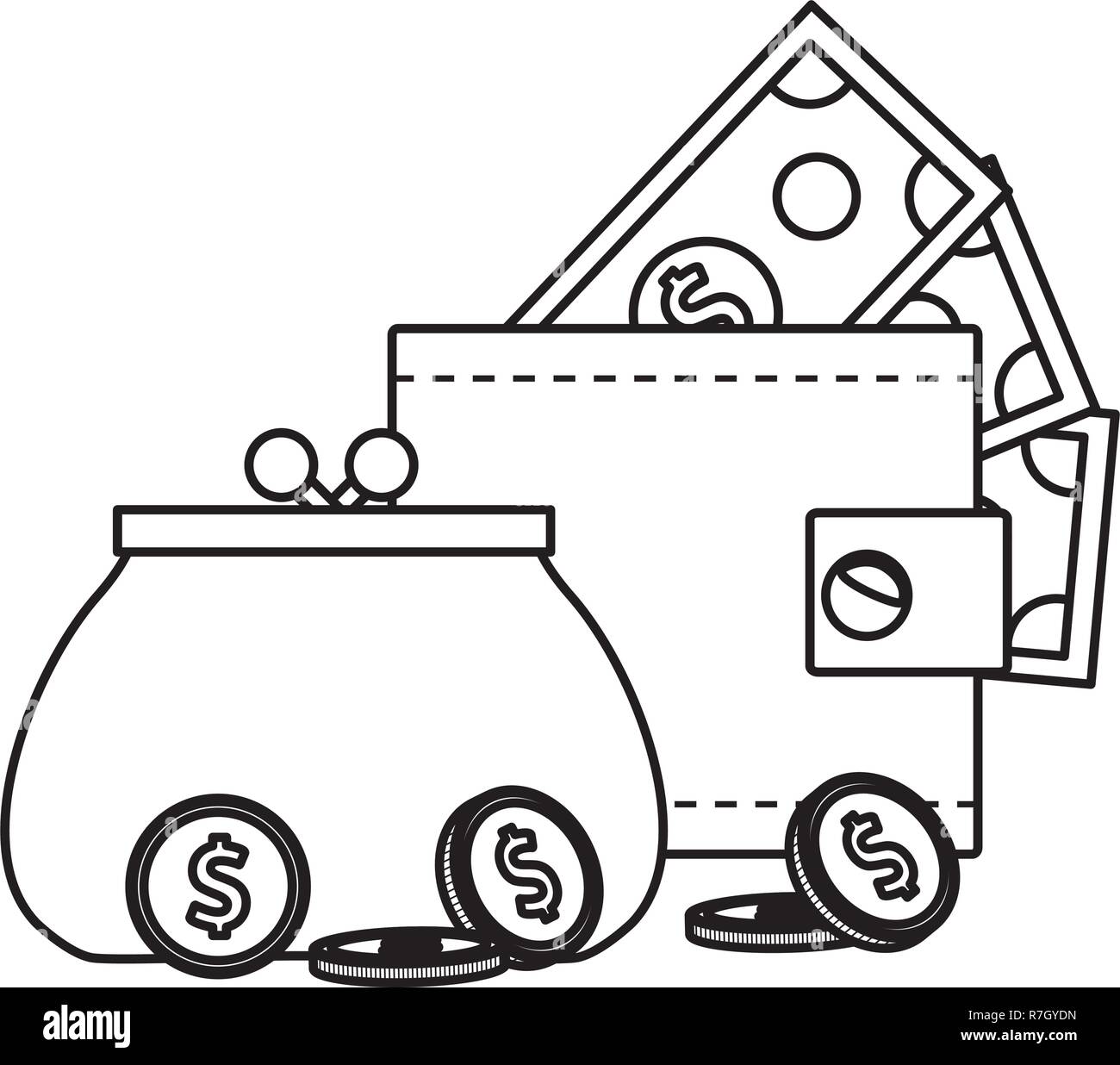 Coin Purse White High Resolution Stock Photography and Images - Alamy