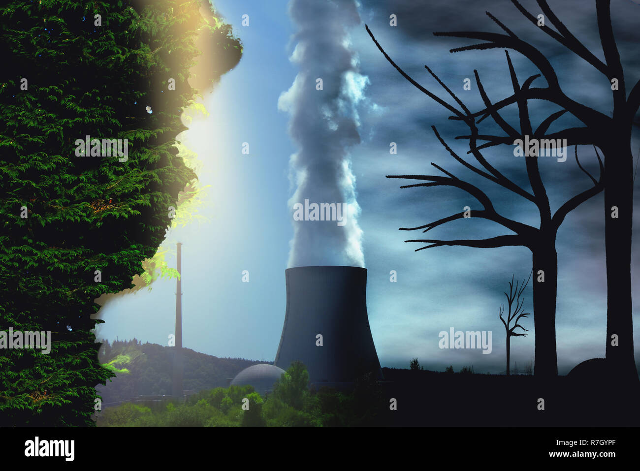 Paradise vs Apocalypse, Environment change and global warming ...