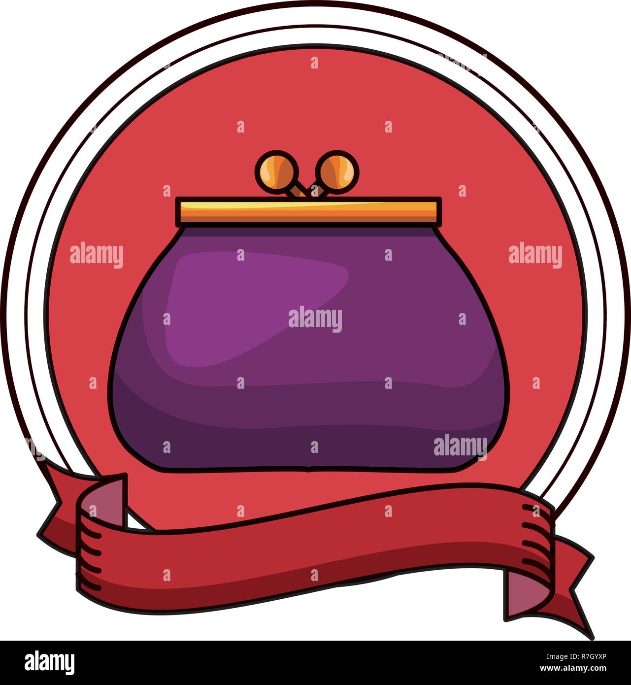 coin purse icon Stock Vector Image & Art - Alamy