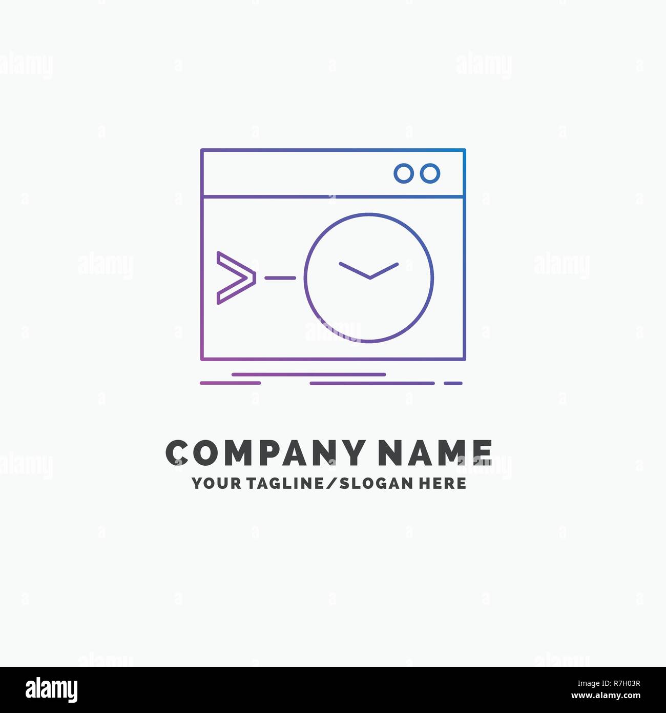 Bash terminal Stock Vector Images - Alamy