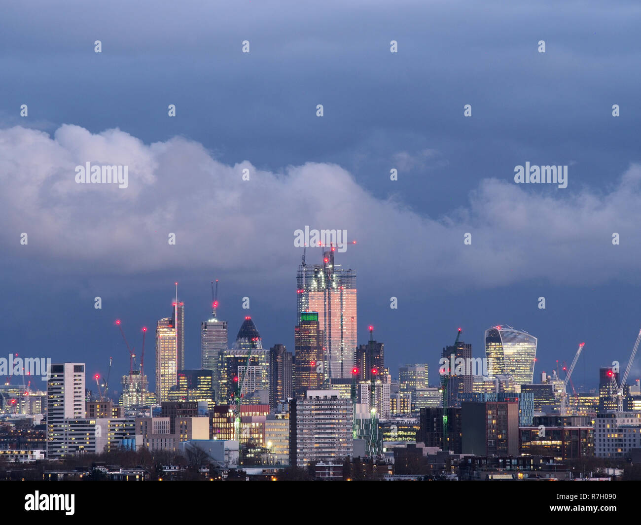 London UK Skyline Cityscape Stock Photo - Alamy