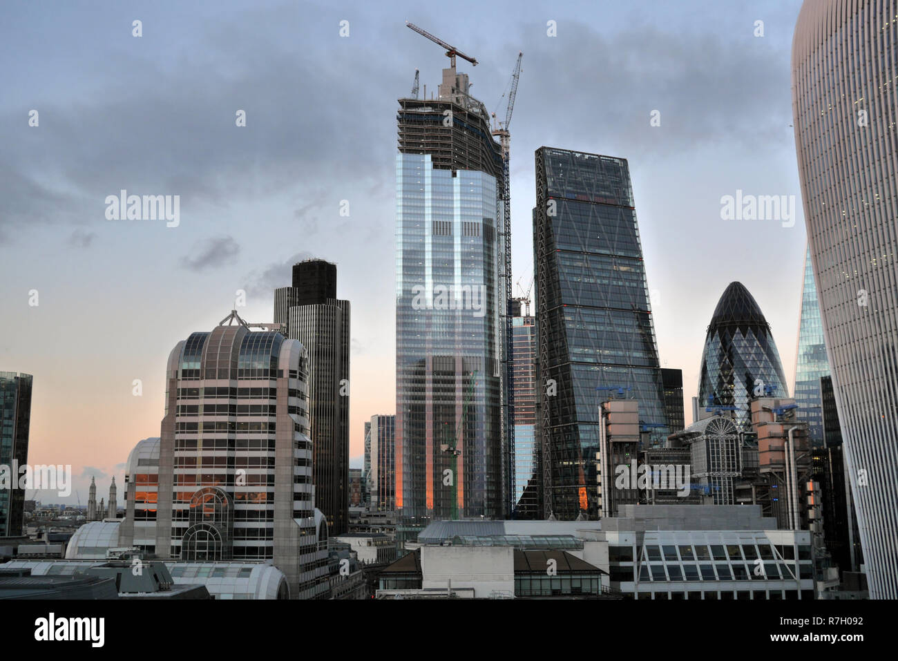 London UK Skyline Cityscape Stock Photo - Alamy