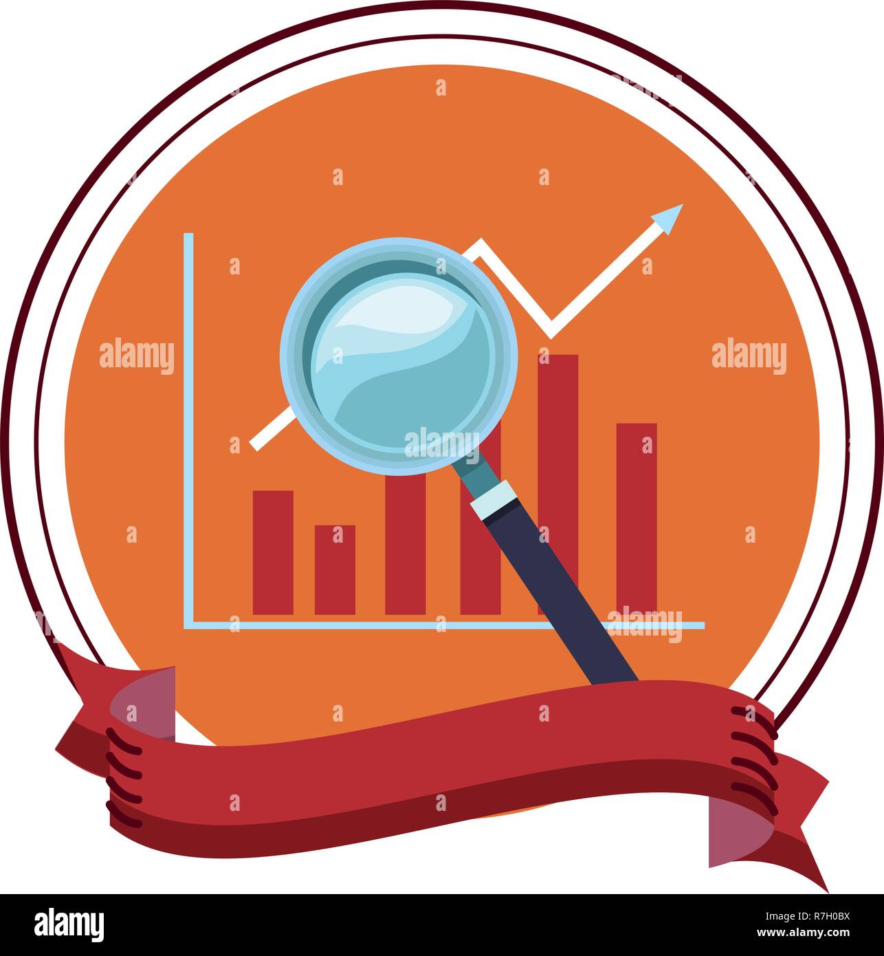 data chart icon Stock Vector Image & Art - Alamy