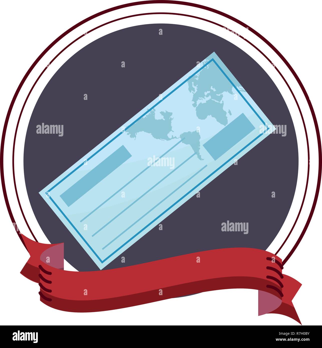 bank check icon Stock Vector Image & Art - Alamy