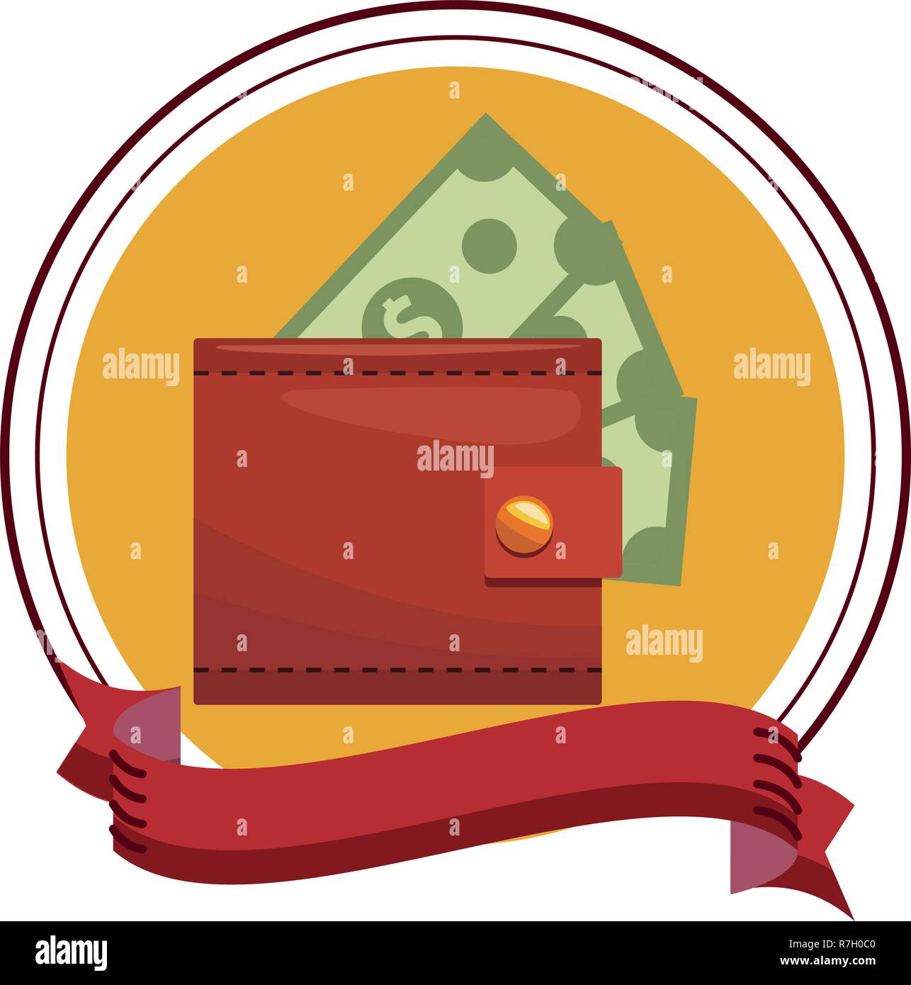 wallet money icon Stock Vector Image & Art - Alamy
