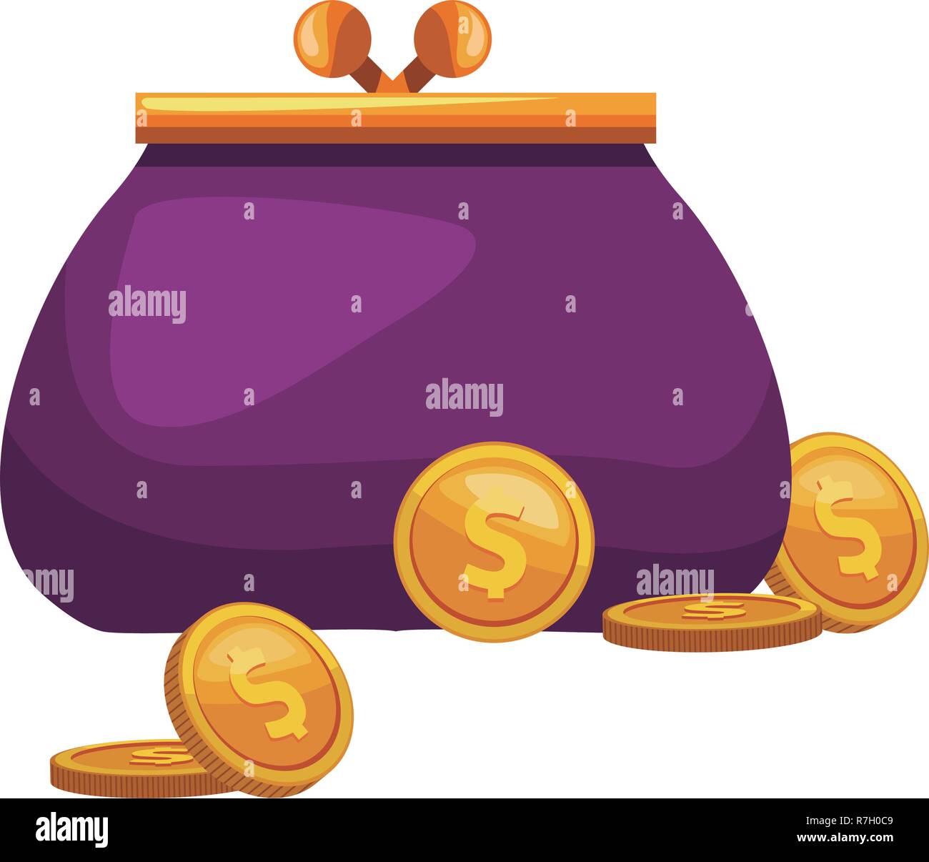 coin purse icon Stock Vector Image & Art - Alamy