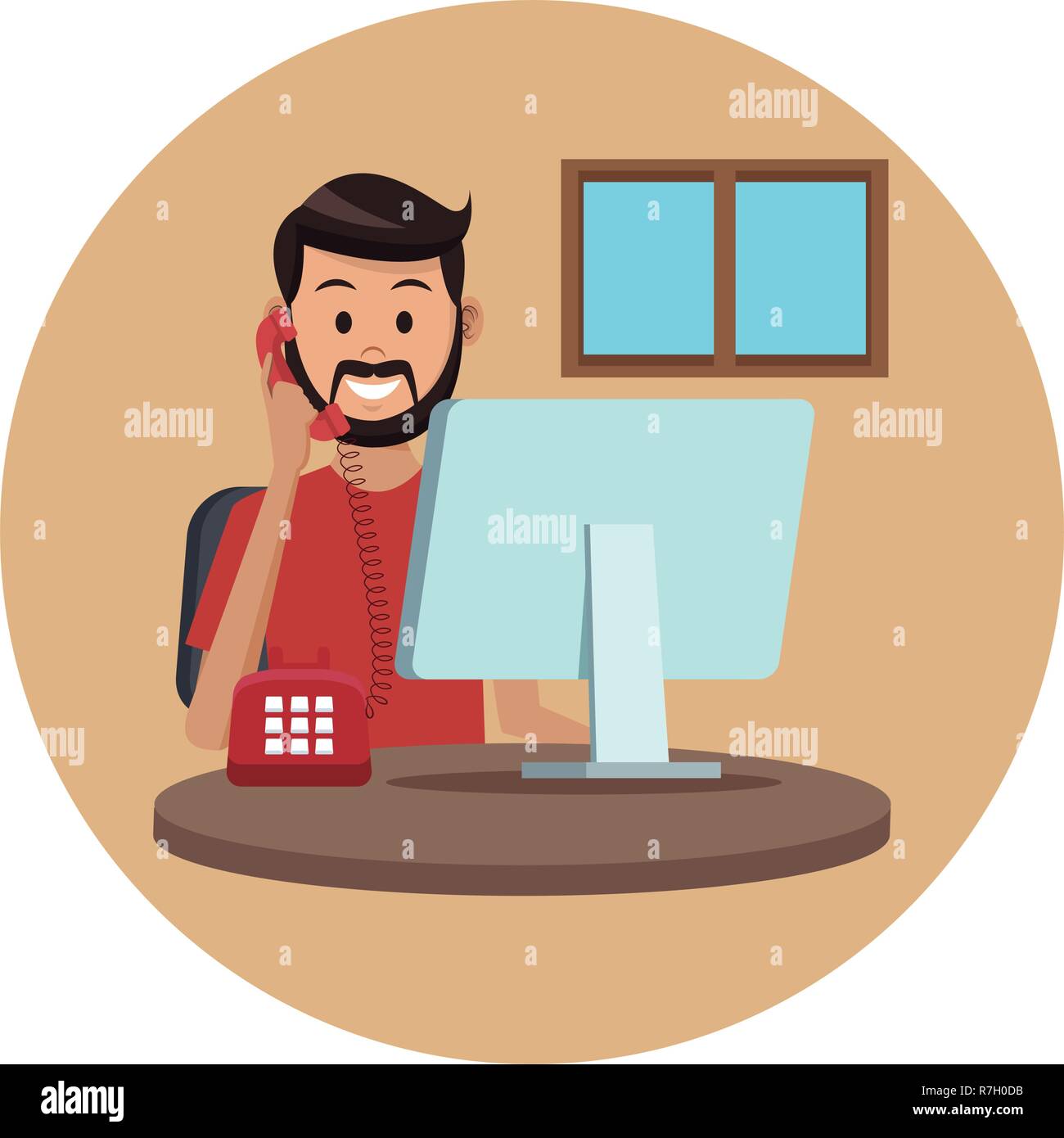 costumer support services Stock Vector Image & Art - Alamy