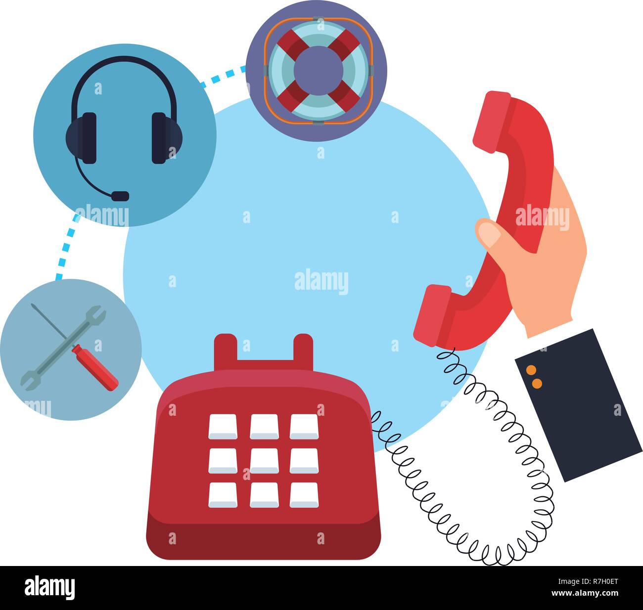 telephone assistance icon Stock Vector Image & Art - Alamy
