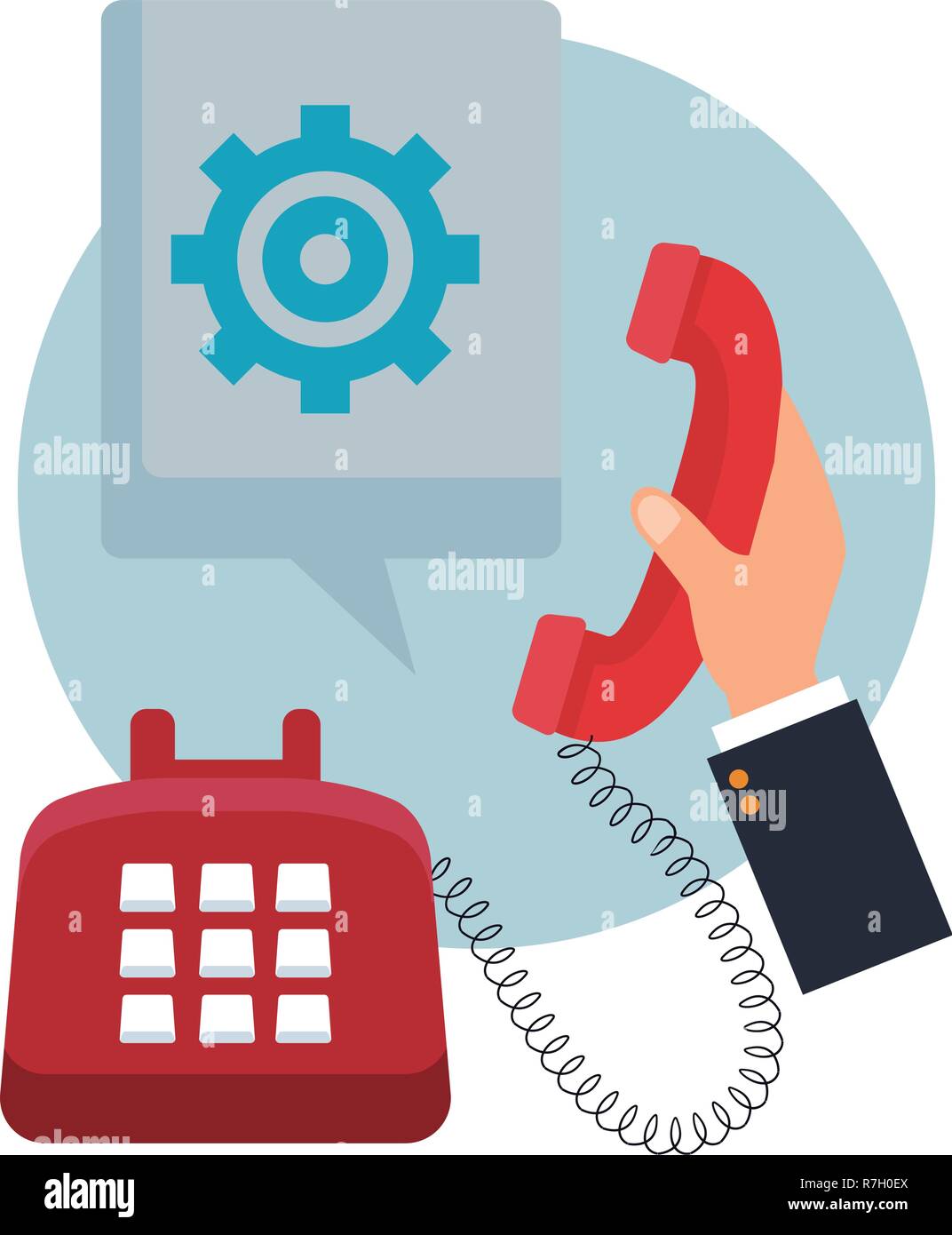 telephone assistance icon Stock Vector Image & Art - Alamy