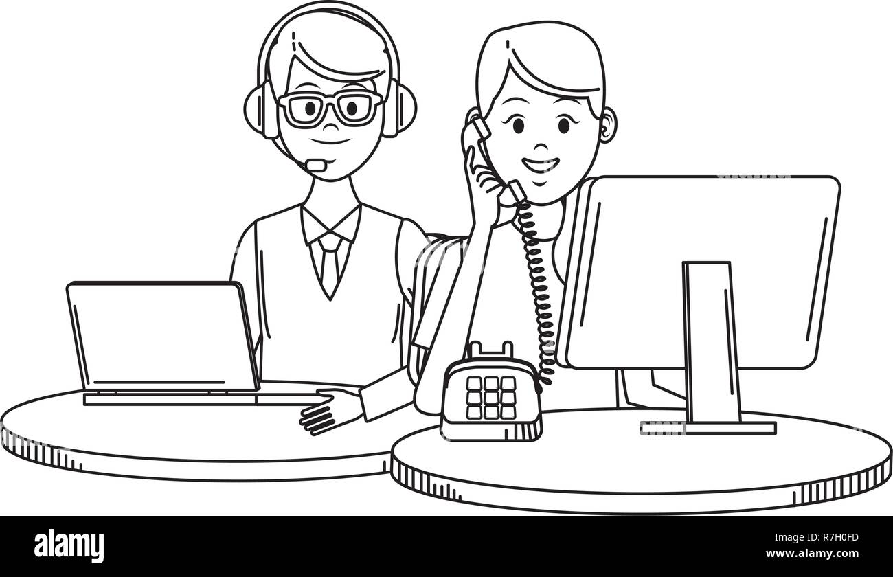 costumer support services Stock Vector Image & Art - Alamy