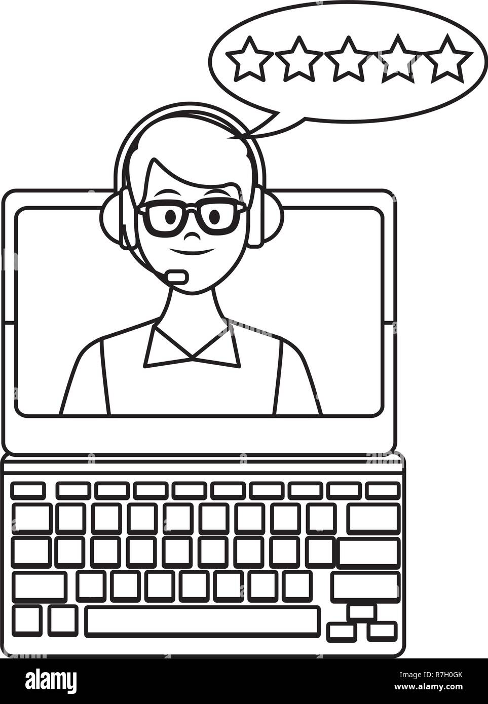 computer assistance icon Stock Vector Image & Art - Alamy