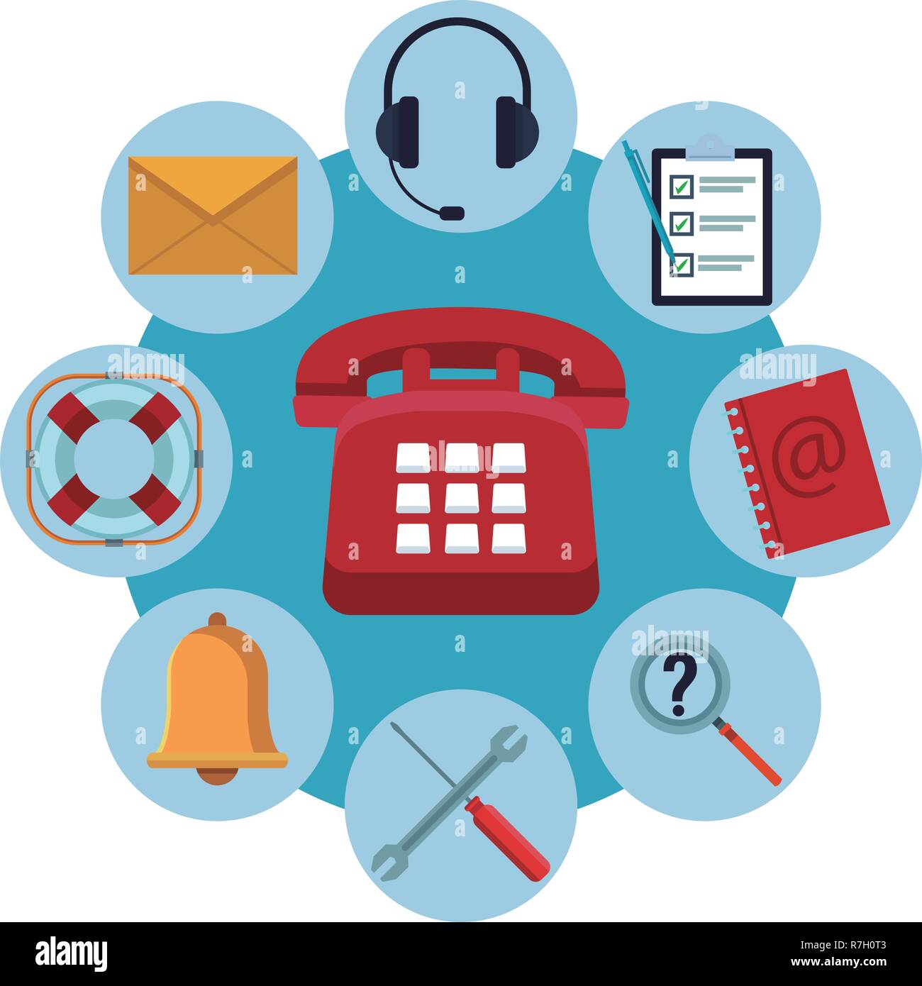 telephone assistance icon Stock Vector Image & Art - Alamy
