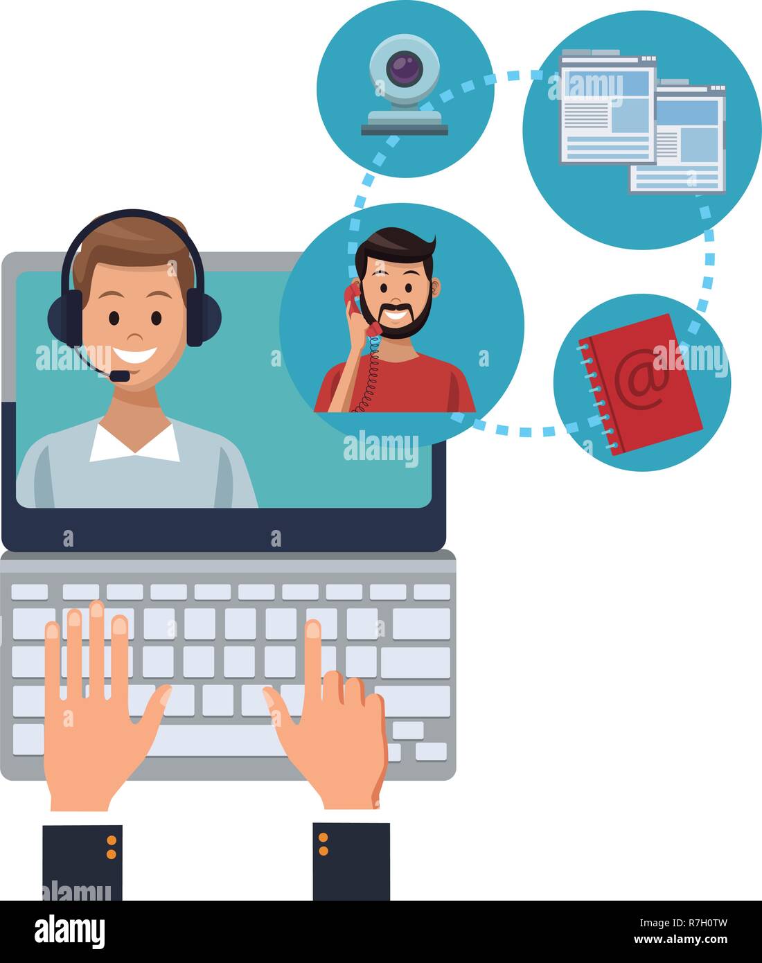 computer assistance icon Stock Vector Image & Art - Alamy